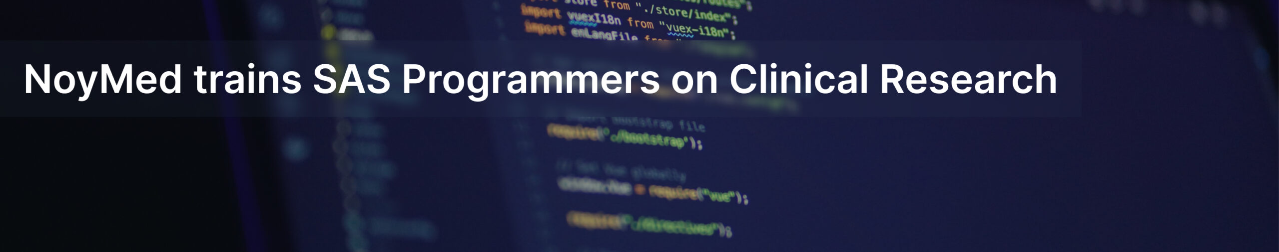 NoyMed SAS Essentials educational program - NoyMed CRO